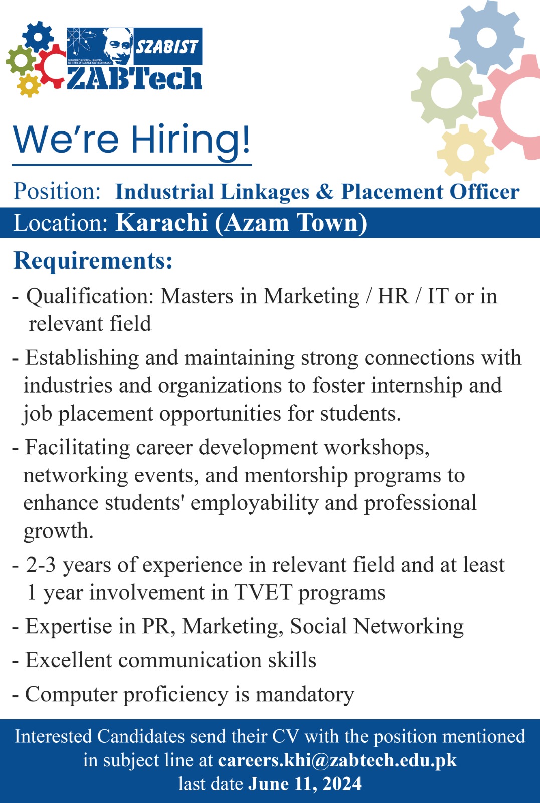 BrightSpyre | Industrial Linkages and Placement Officer